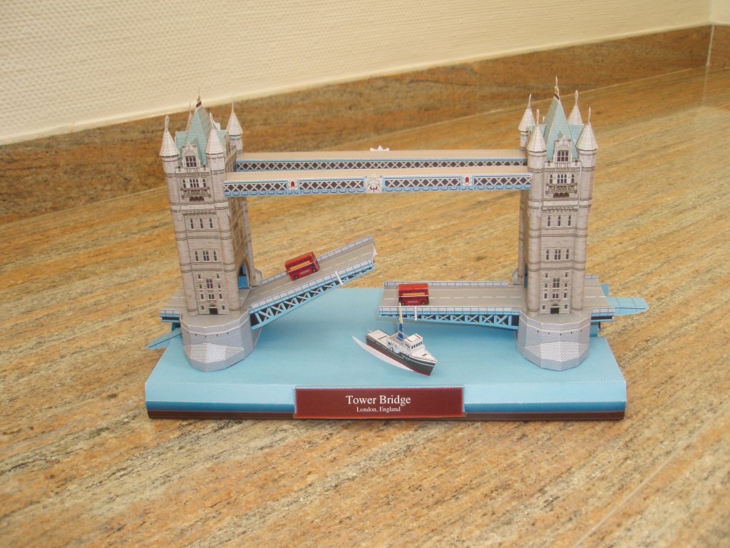 Puente de Londres recortable papercraft. – Manualidades a Raudales
