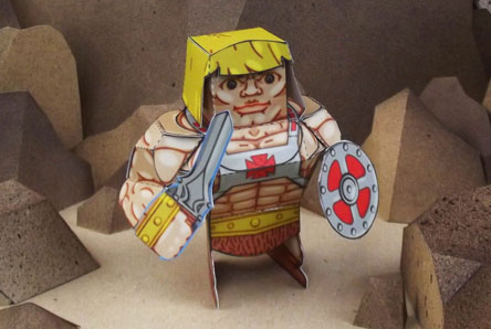 Papercraft de He-Man. – Manualidades a Raudales