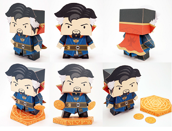 Papercraft del Dr. Strange de Marvel. – Manualidades a Raudales