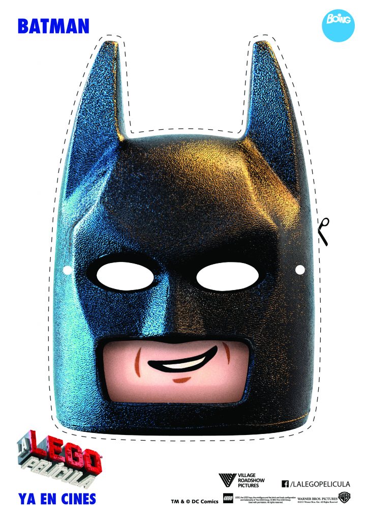 Máscara Batman de Lego. – Manualidades a Raudales